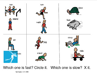 Speech Therapy with Miss Nicole: Fast vs. Slow