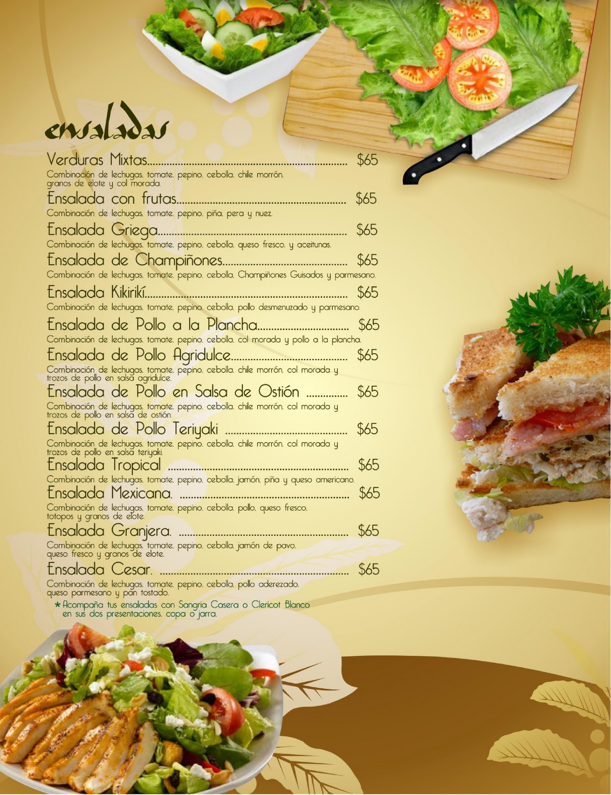 CAFE EL RINCON: Ensaladas