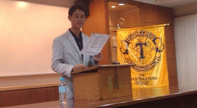 ITE Toastmasters: 19 Aug 2009, 2nd Chapter Meeting for Term 09/10