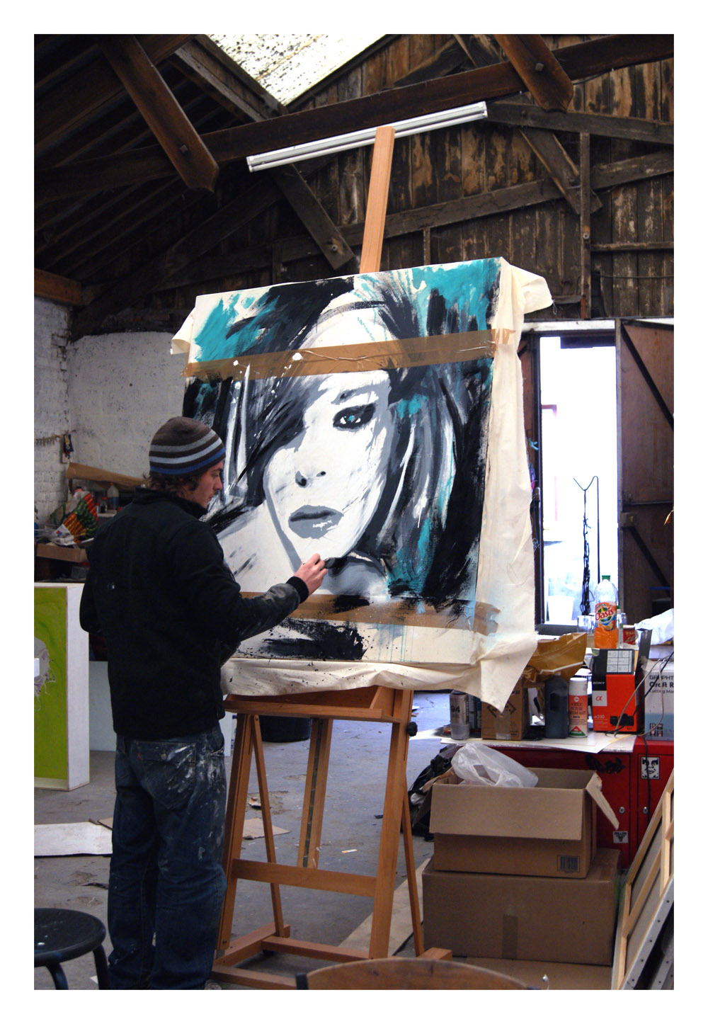 The Dirty Cream: Antoine Twan Stevens : Artiste en plein travail - Ne ...