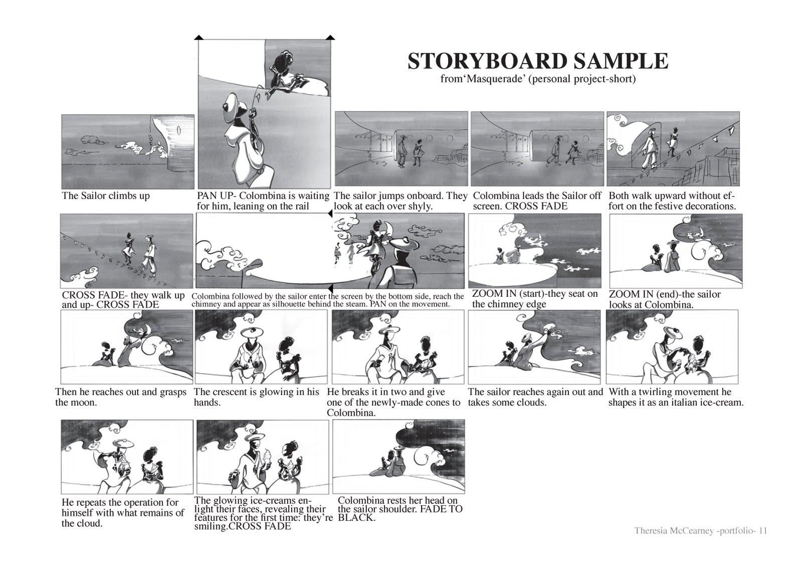 Theresia's sketches and whatnot: Storyboard Samples