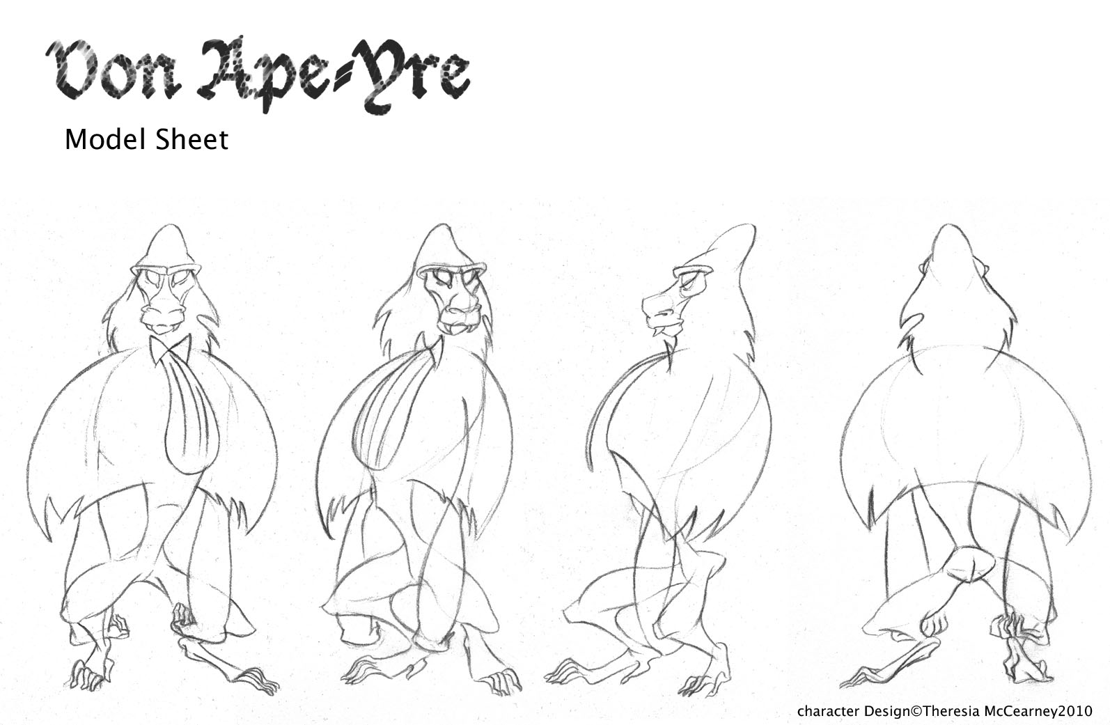 Theresia's sketches and whatnot: Character Design- Von Ape Yre, the ...