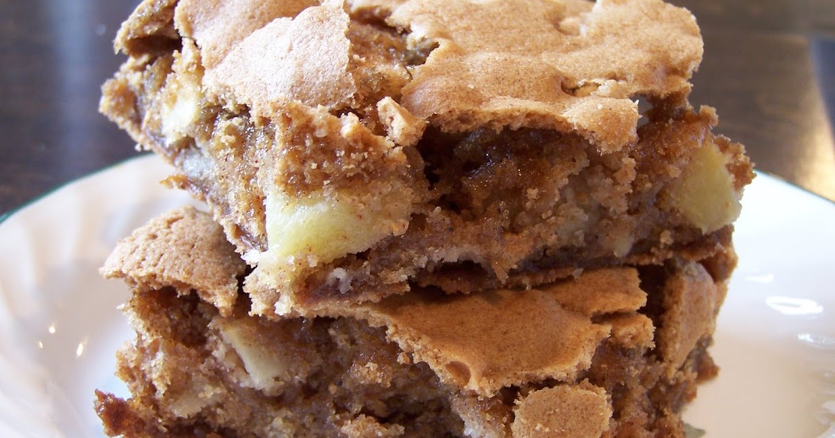 A Cooking Bookworm: Molly's Apple Brownies