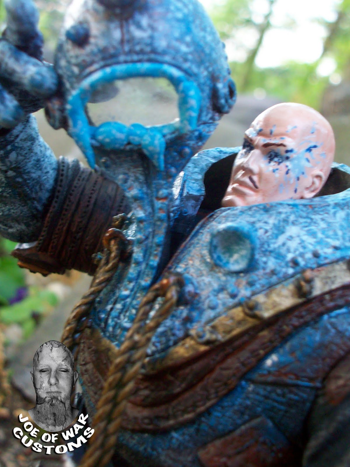 Joe of War Customs & Art: Bioshock's Frank Fontaine (with plasmid effects)