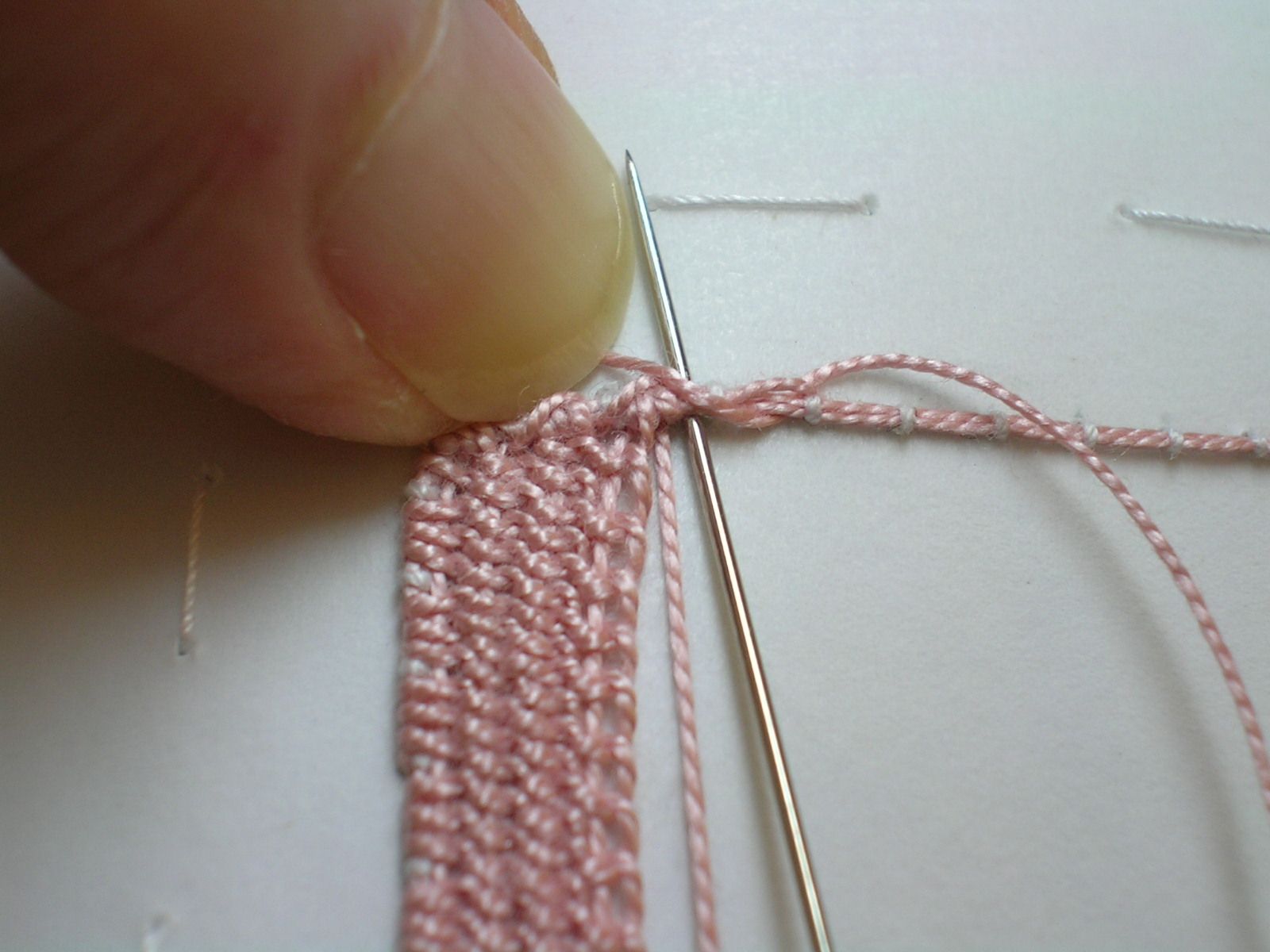 Dentelles d'abord: Tutorial: tecnica del merletto ad ago parte quarta ...