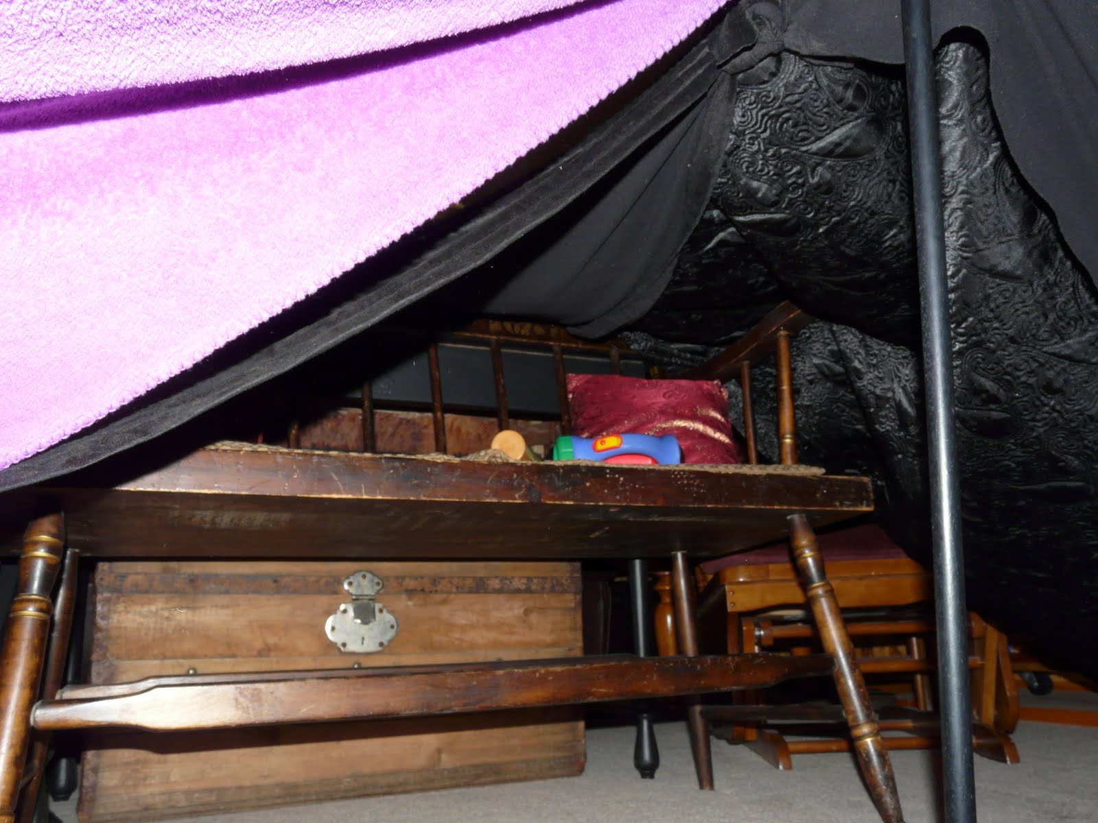 The "Secret" is Gratitude: Forts of Fun, Blanket and Sheet Tents
