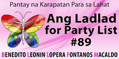 VOTE ANG LADLAD PARTYLIST!