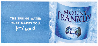 The Ads of Mike: Mount Franklin Spring Water