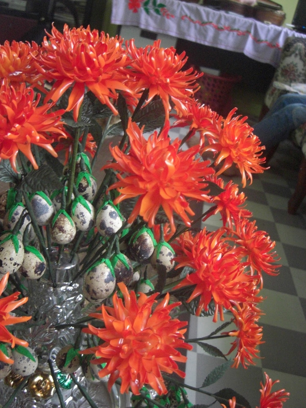 ~BUNGA TELUR|BUNGA PAHAR (dari botol)~ | ANNURKASEH COLLECTIONS ...