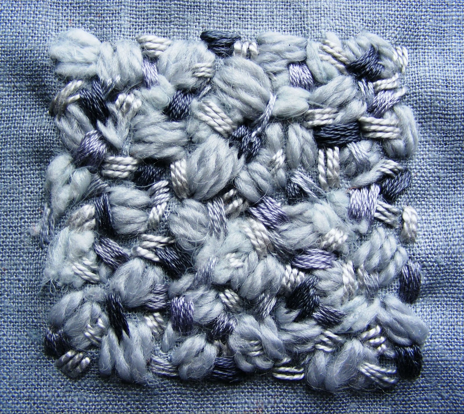 Textile Explorations: Stitching Detail - Straight Stitch