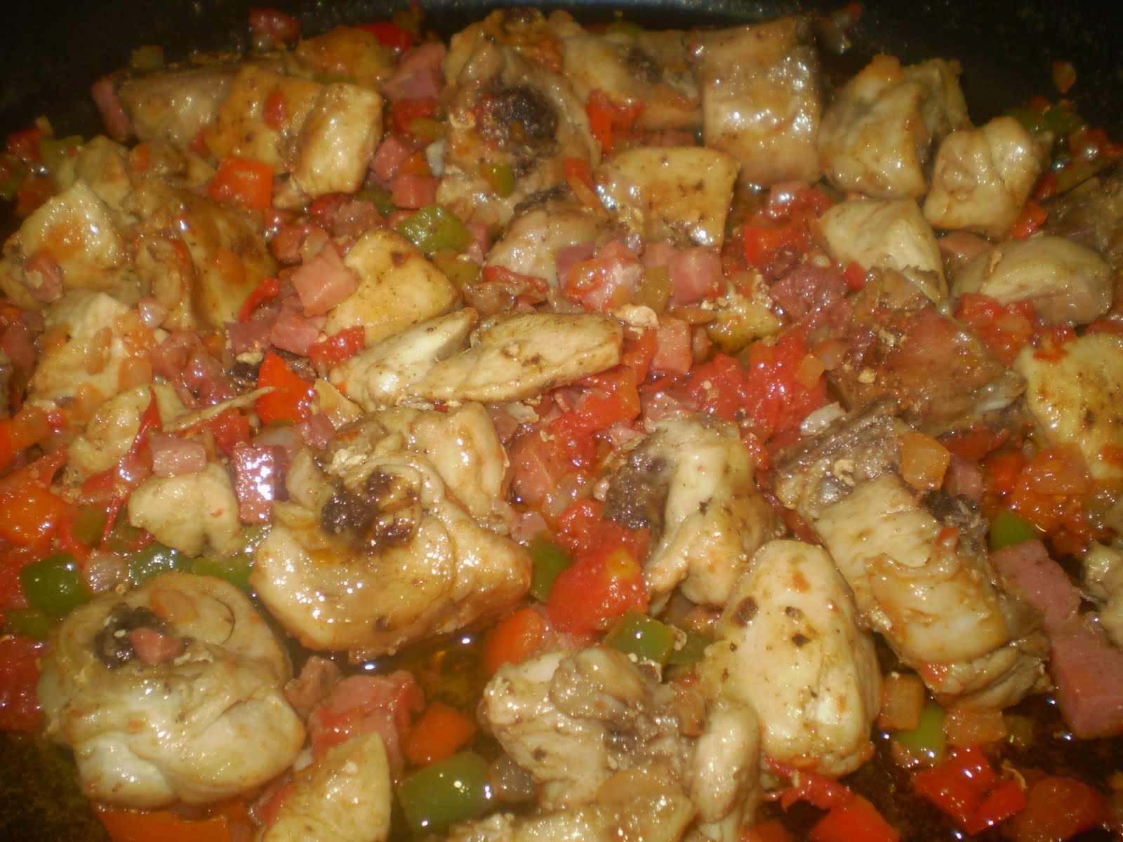 La cocina de mi casa - sevimay: POLLO AL CHILINDRON (paso a paso)