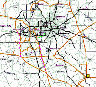 Barnett Shale Maps: Barnett Shale Gas Pipelines