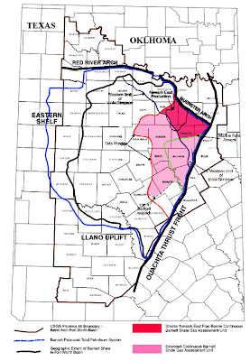 Barnett Shale Maps