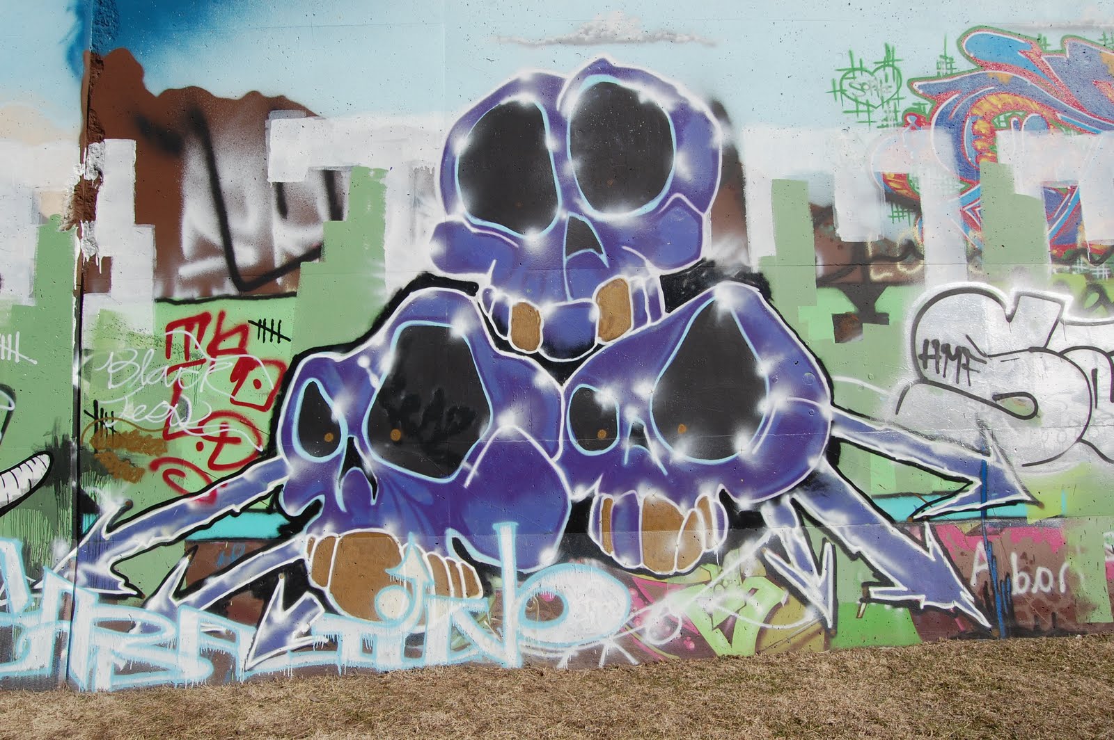 JRC Photography Studio: Graffiti Skeleton