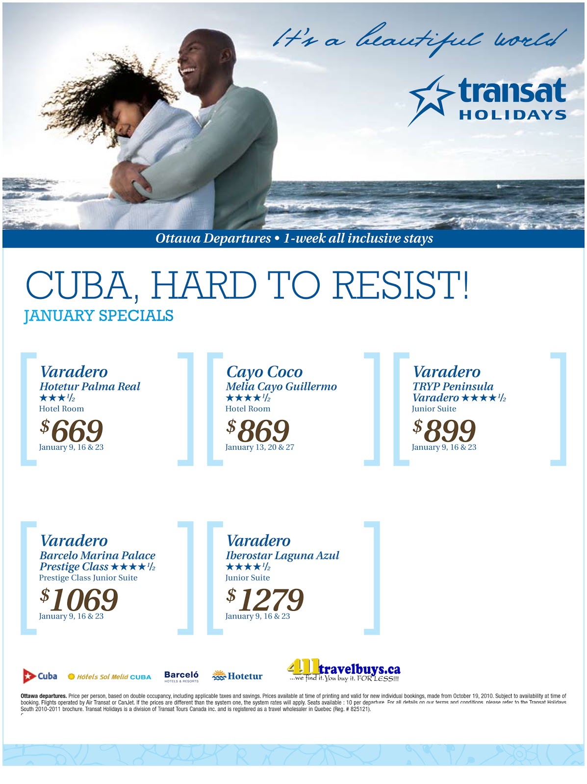 411 travelbuys Blog: 411travelbuys.ca - Cuba in January with Nolitours ...