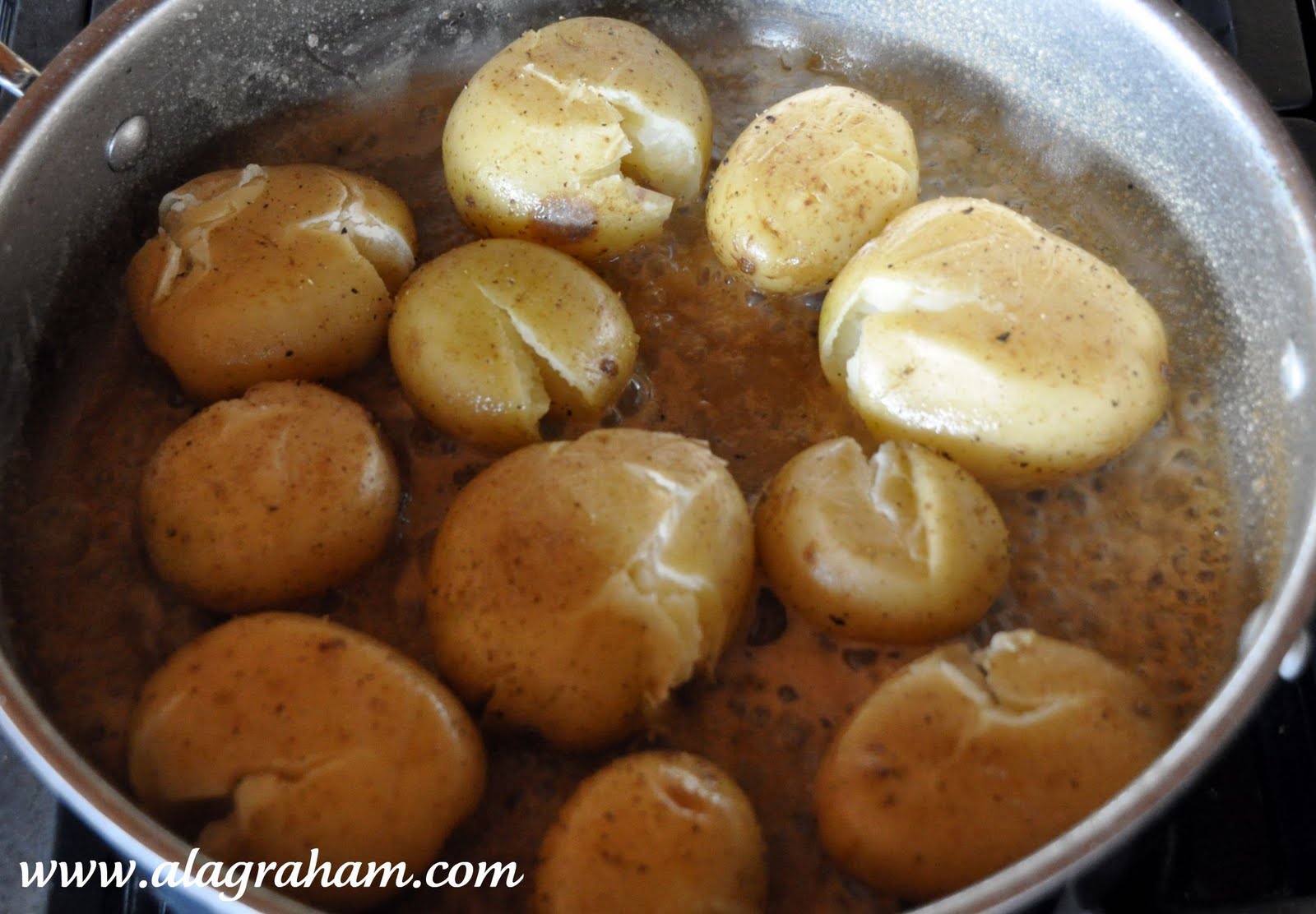 A LA GRAHAM: SMASHED POTATOES