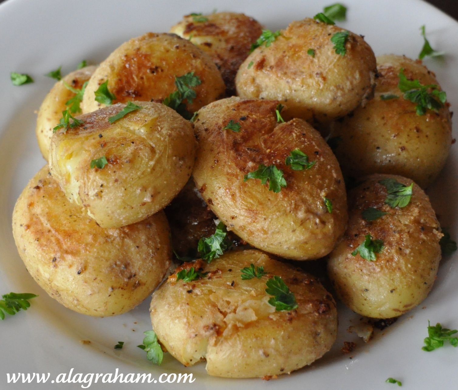 A LA GRAHAM: SMASHED POTATOES
