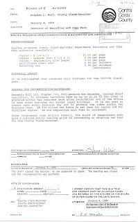 Tales of Obtaining Public Records: Contra Costa County Clerk-Recorder