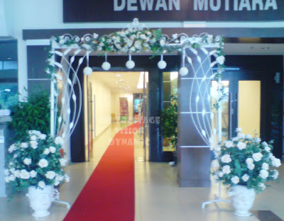 Kerawang Klasik: Pintu Gerbang tema kerawang dan bunga