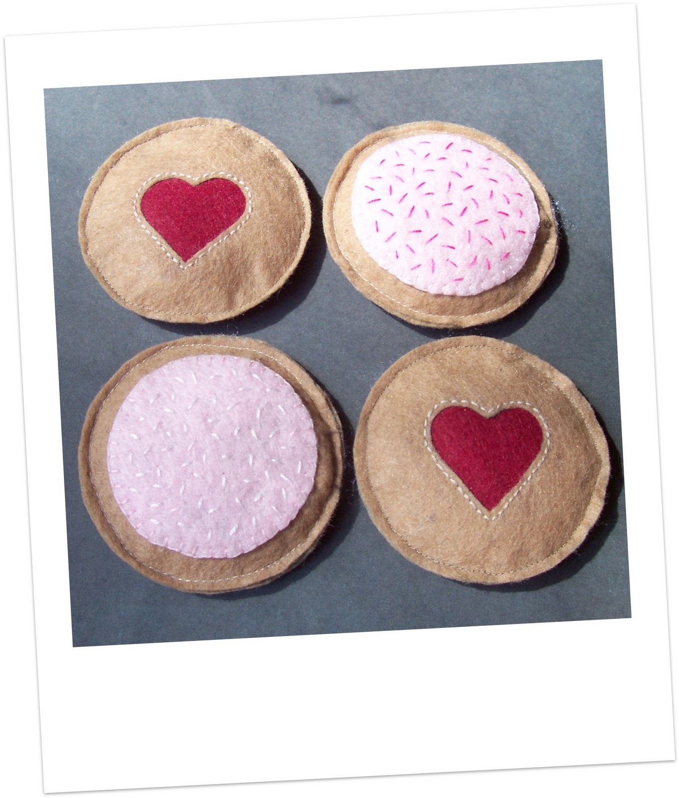Two Cheeky Monkeys: Felt Play Food - The End of My Sewing Saga