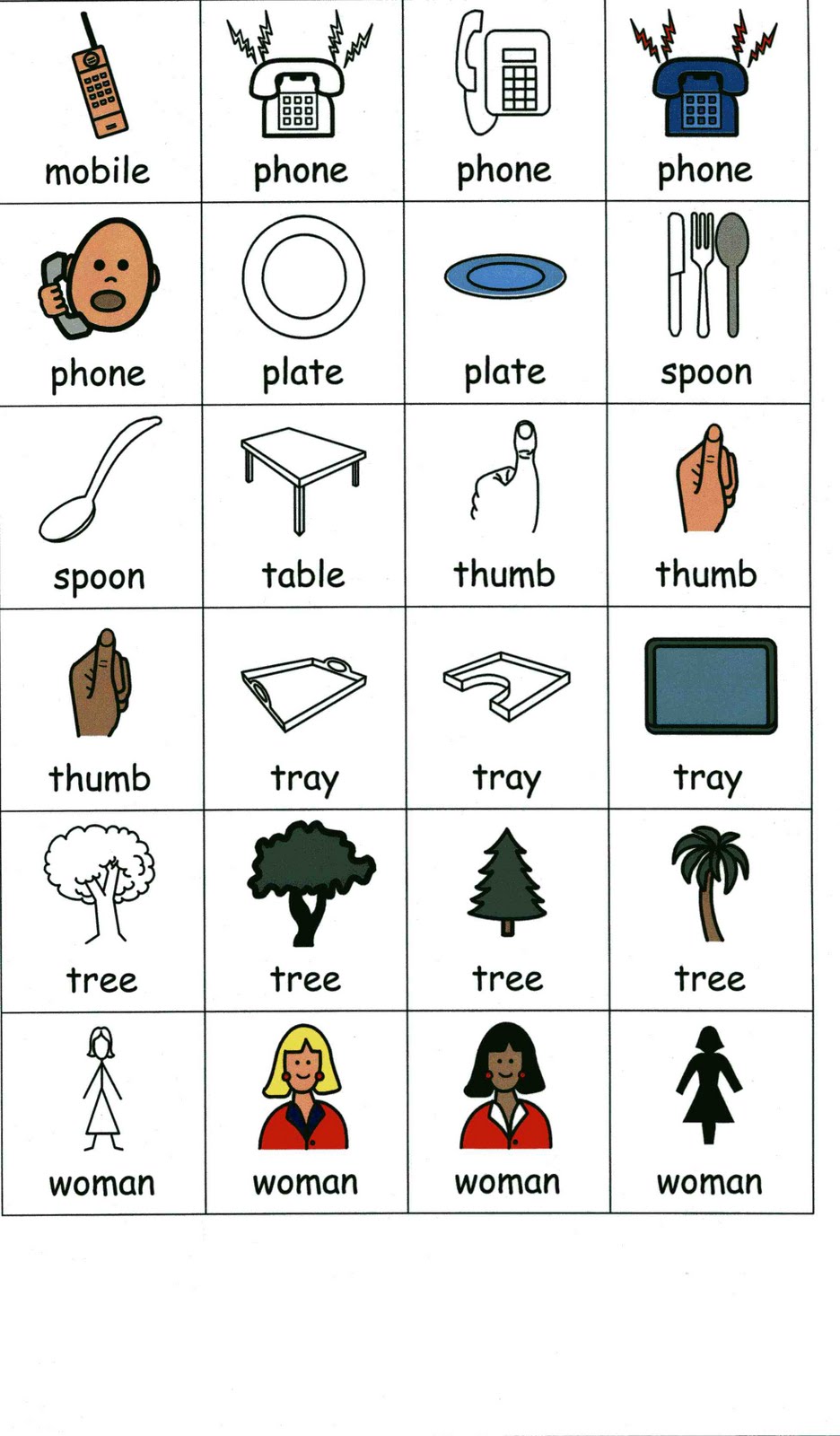 mais figuras para o pecs