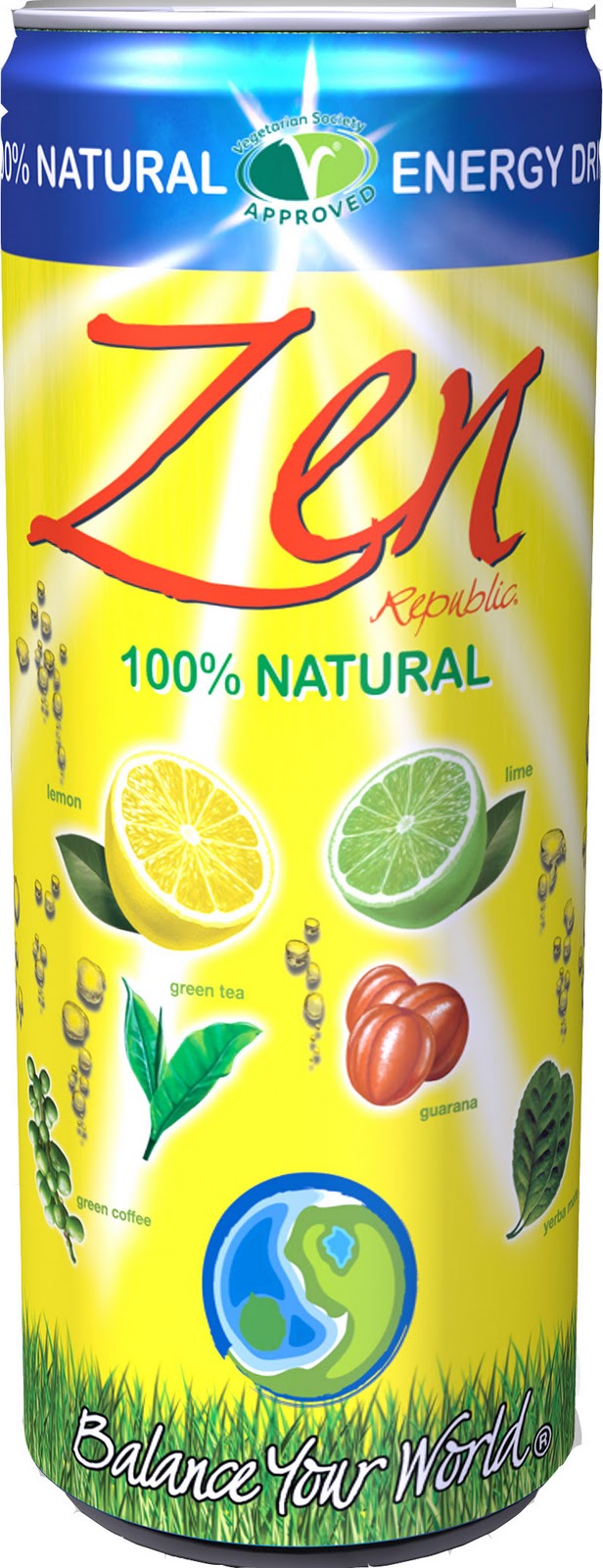 Zen Republic Energy Drink 100% Natural Certificado: Información ...