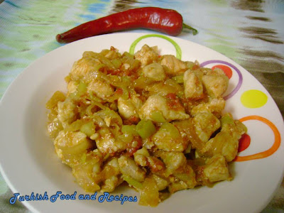 Turkish Food & Recipes: Sauteed Chicken (Tavuk Sote)