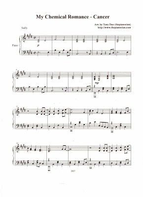 Alternative Sheet Music: Cancer - Sheet Music