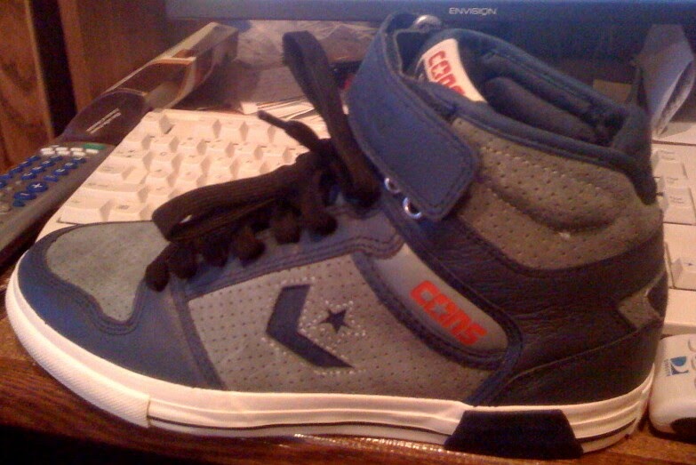 The Converse Blog: CONS ERX 300 Skate Blue/Blue/Blue/Red Colorway.