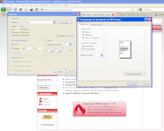 Programas gratis para windows: PDF Creator