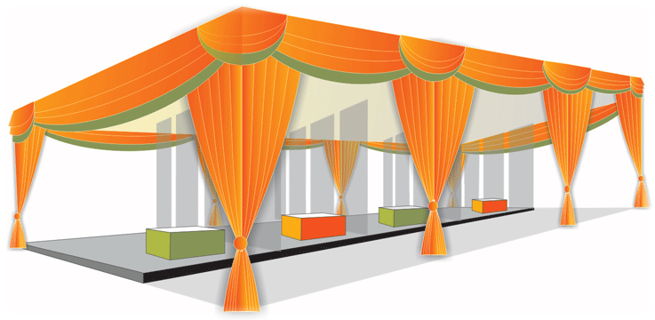 MITRA MDR KONVEKSI DEKORASI TENDA: tenda panggung