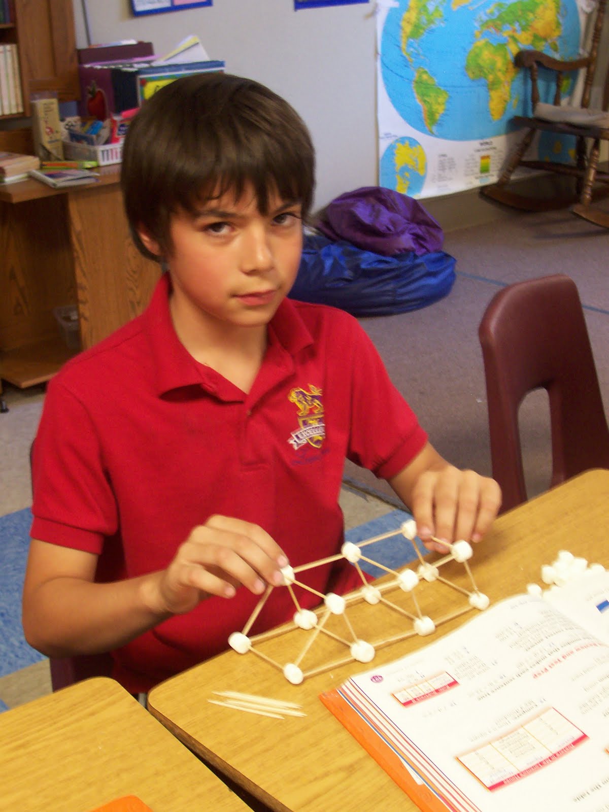 Miss Bond's 3rd Grade: Geometry with marshmallows and toothpicks
