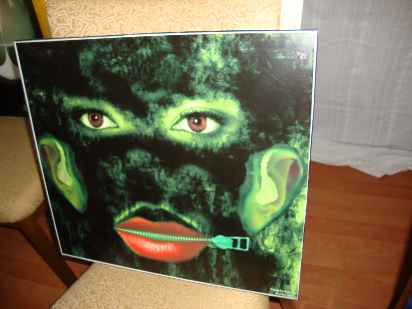 a girl with indian eyes...: Deaf Art.