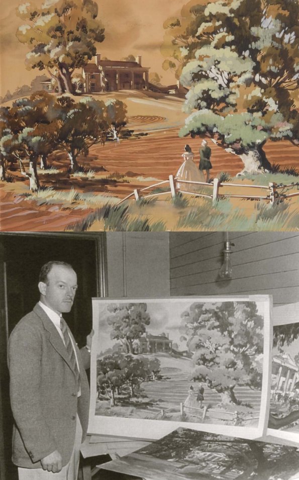 Matte Shot - a tribute to Golden Era special fx: "GONE WITH THE WIND ...