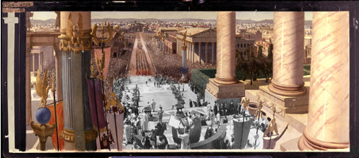 Matte Shot - a tribute to Golden Era special fx: The Epics - BEN HUR ...