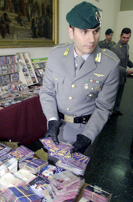 Guanti Neri Sfoderati: Baschi Verdi - Guardia di Finanza