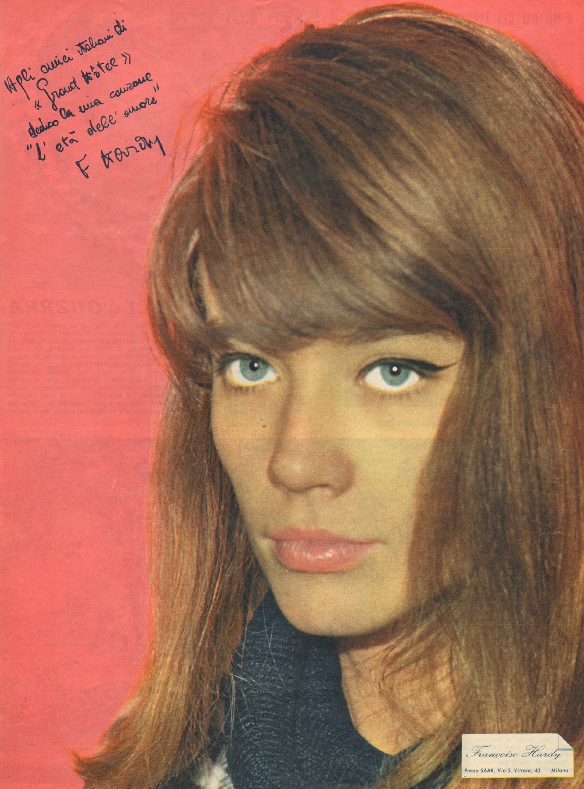 GENERAZIONI e "PICK-UP": (1963) il personaggio - FRANÇOISE HARDY