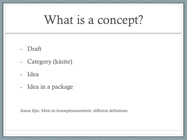 CBM Concept Design 2010: 16.9. What is concept design? and Energy.