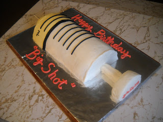 Dessert The Table: Big Shot Birthday. Syringe Cake