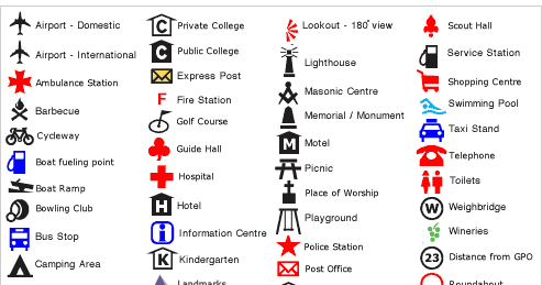 Map Legend Symbol Wilderness Navigation Guide