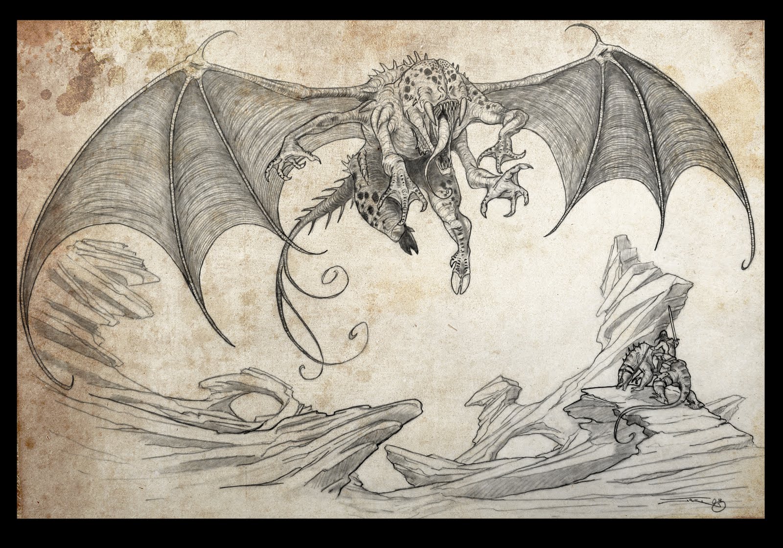 Joey Creations: Eyeless Dragon