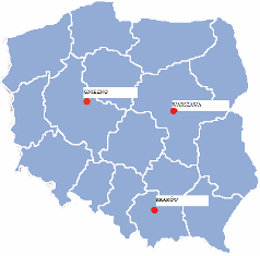 Gniezno, Kraków, Warszawa - przewodnik historyczny