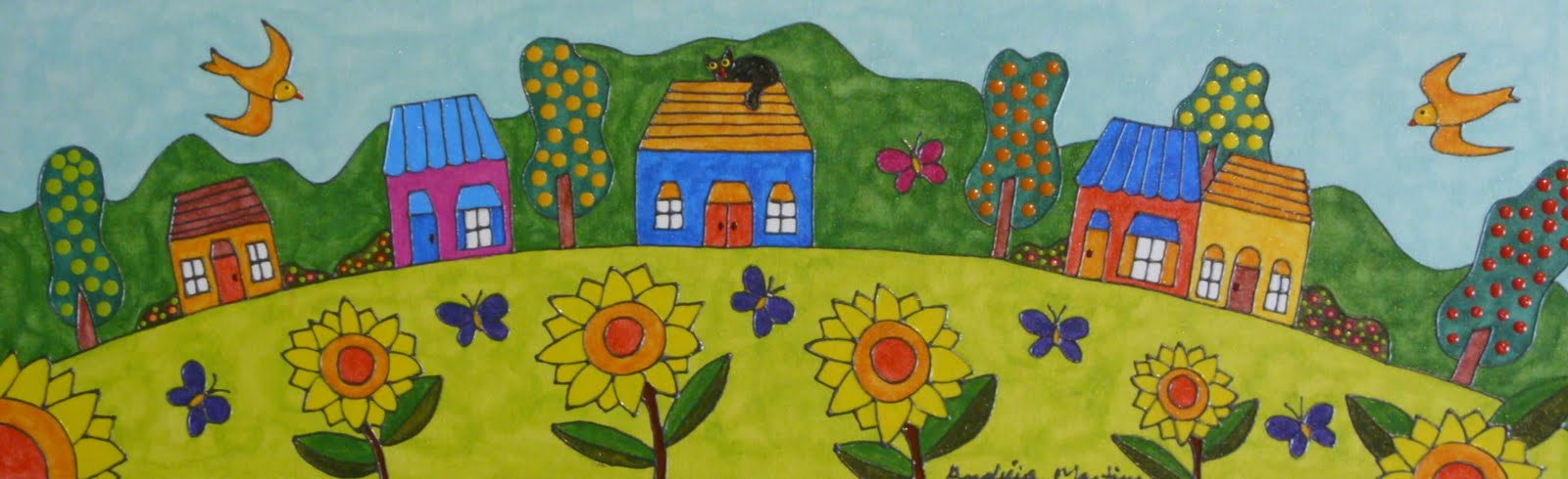 ATELIER ANDRÉIA MARTINS: Mundo Colorido 25 - 20x60