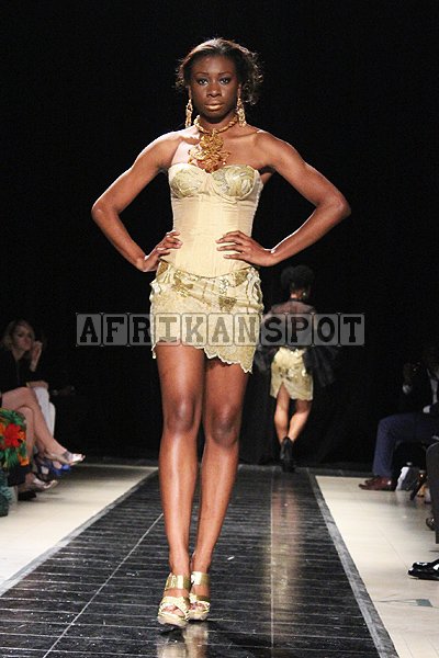 Frank Osodi's House of Bunor at the Africa Fashion Week NY
