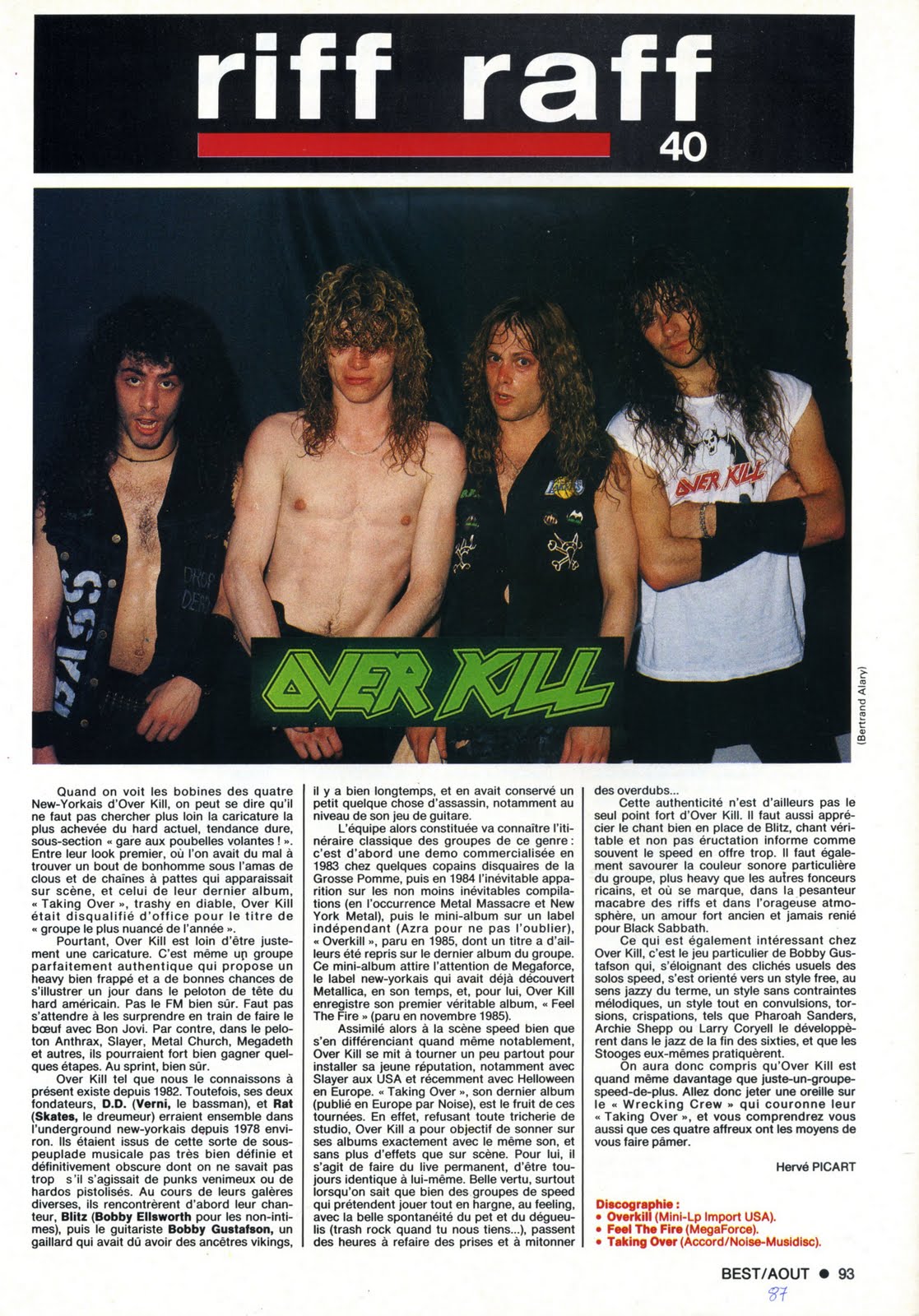 RIFF RAFF... A Tribute To Hervé Picart