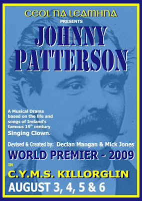 DUNCAN PATTERSON official blog: Johnny Patterson - The Musical