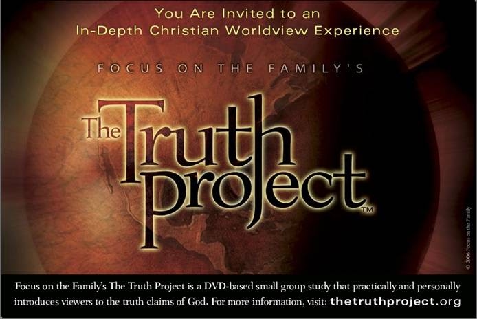 Just thinking...: Worldview Course: the Truth Project