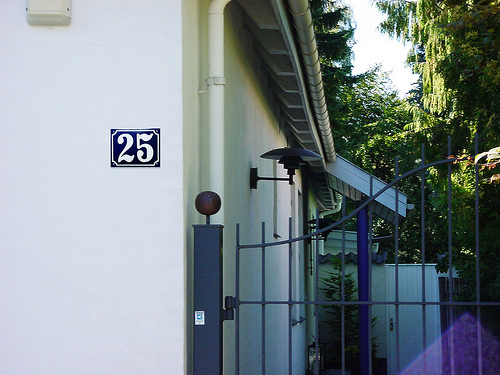 BOXWOOD TERRACE: A Giveaway: French Style House Numbers