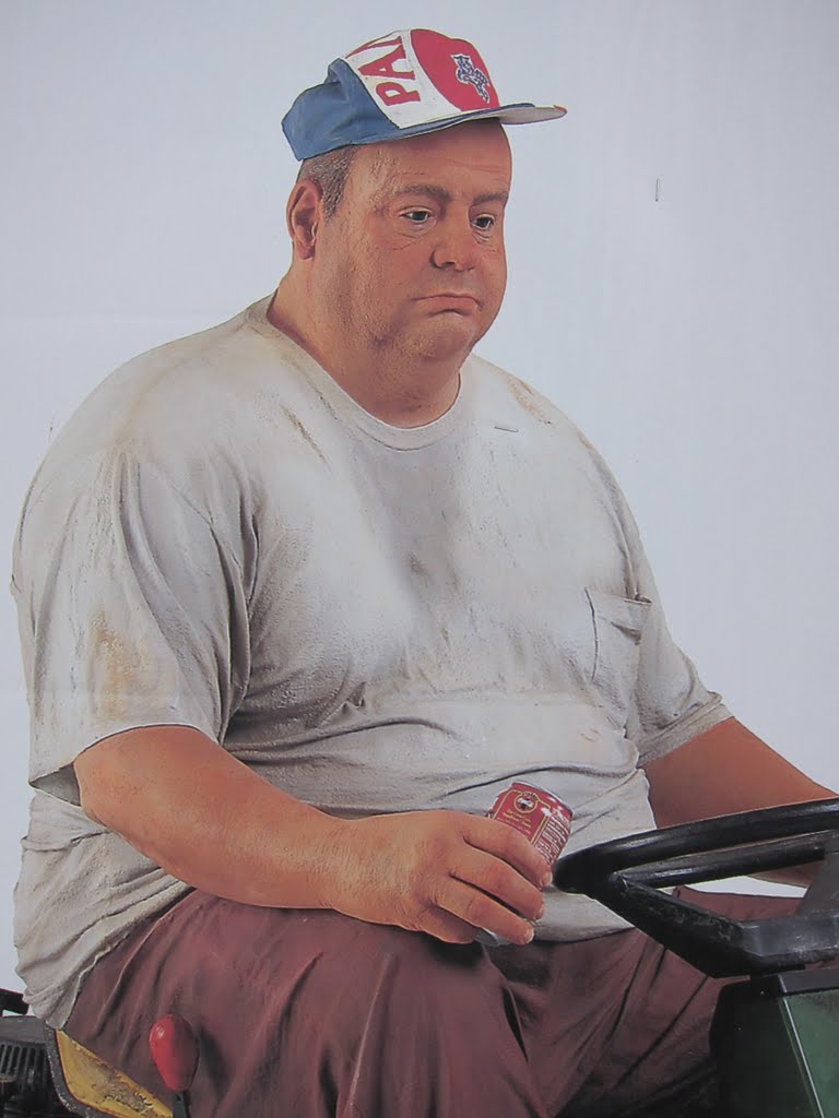 contemporary art/paris: DUANE HANSON / LE RÊVE AMÉRICAIN...
