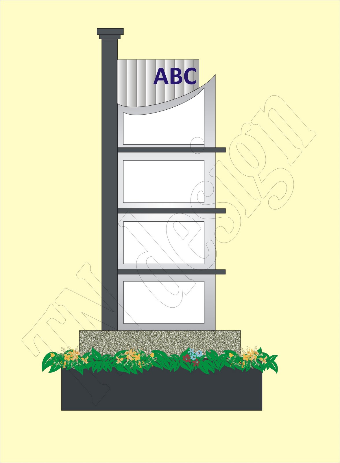 DESIGN BUILD SIGNAGE Pylon Sign design-build-signage-pylon-sign